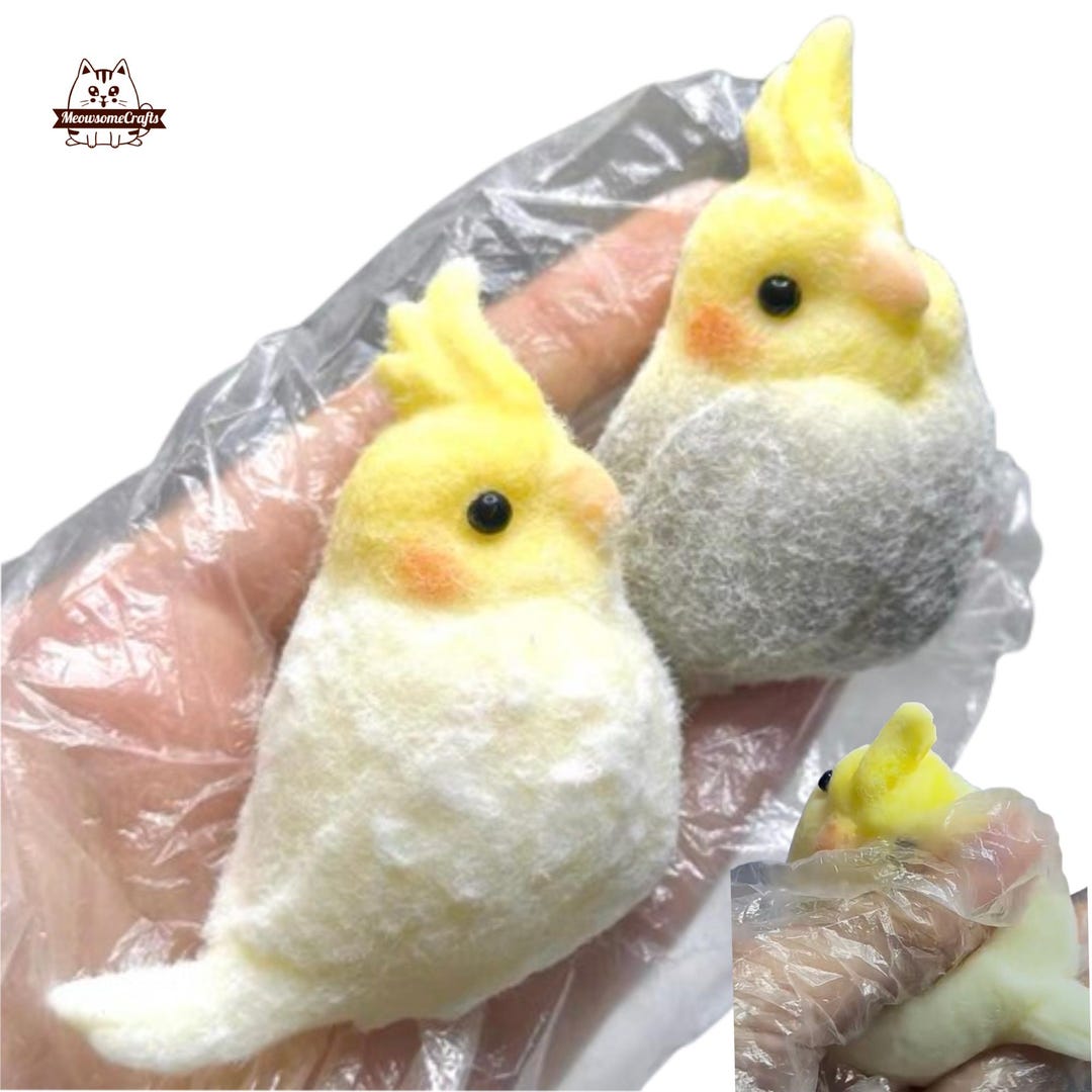 Furry Parrot Bird Squishy Squeezable Anxiety Stress Relief Sensory ...