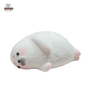 Furry Chubby Seal Squishy Squeezable Stress Relief Sensory Fidget Toy ...