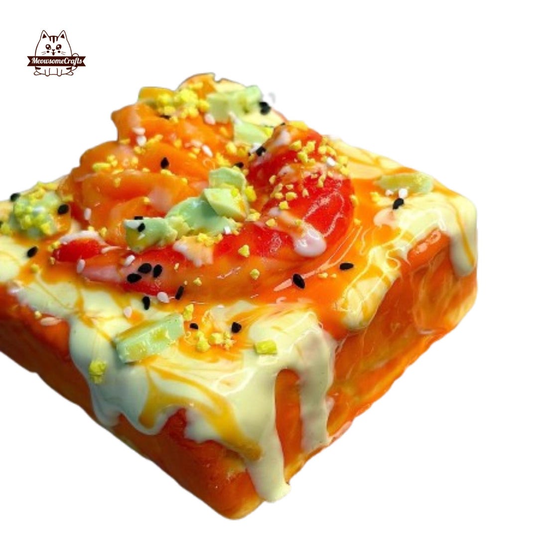 Salmon Egg Avocado Toast Food Taba Squishy Squeezable Stress Relief ...