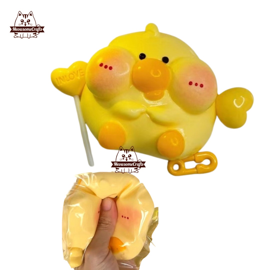 Chubby Baby Chick Chicken Squishy Squeezable Stress Relief Sensory ...