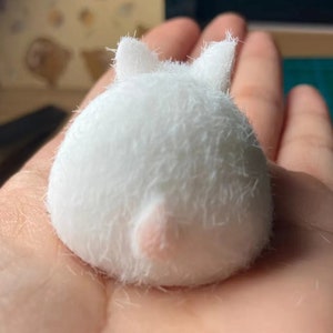 Furry Baby Rabbit Kitten Squishy Squeezable Stress Relief Sensory ...