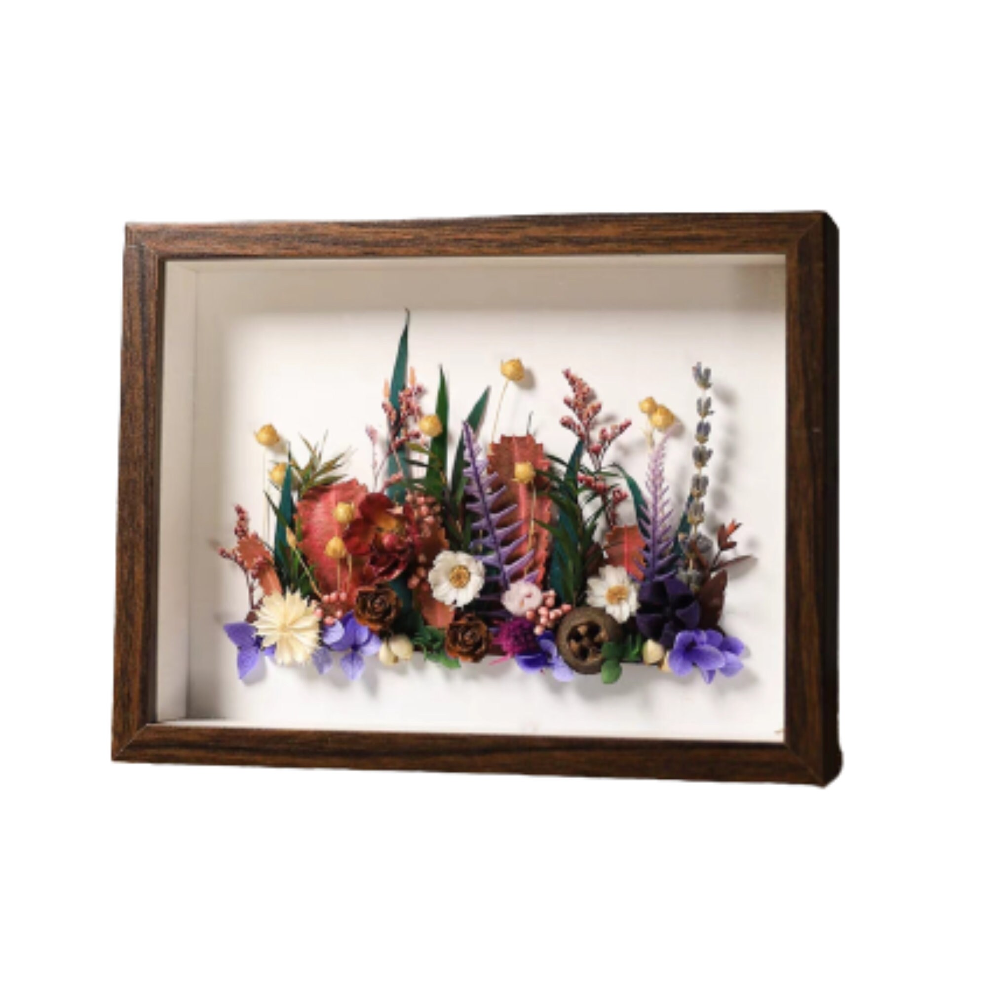DIY Dried Preserved Flower Art Kit Bouquet Floral Seasonal Scenery ...