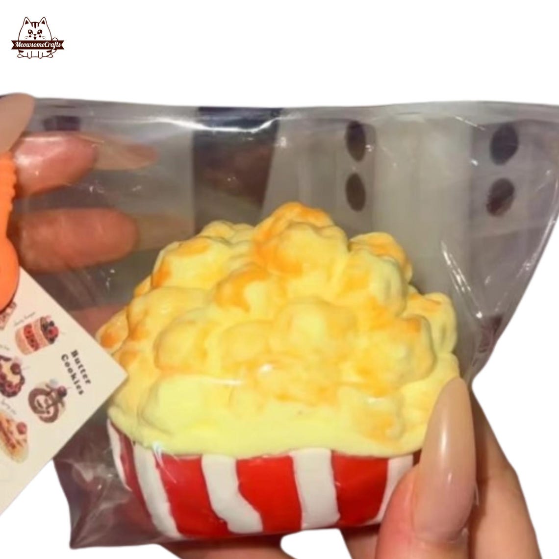 Movie Popcorn Food Squishy Squeezable Anxiety Stress Relief Sensory ...