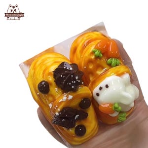 Kawaii Bunny Chocolate Pastry Squishy Cute Bakery Slow Rising Relief ...