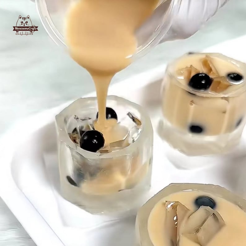Bubble Tea Latte Affogato Drink Squishy Squeezable Stress Relief ...