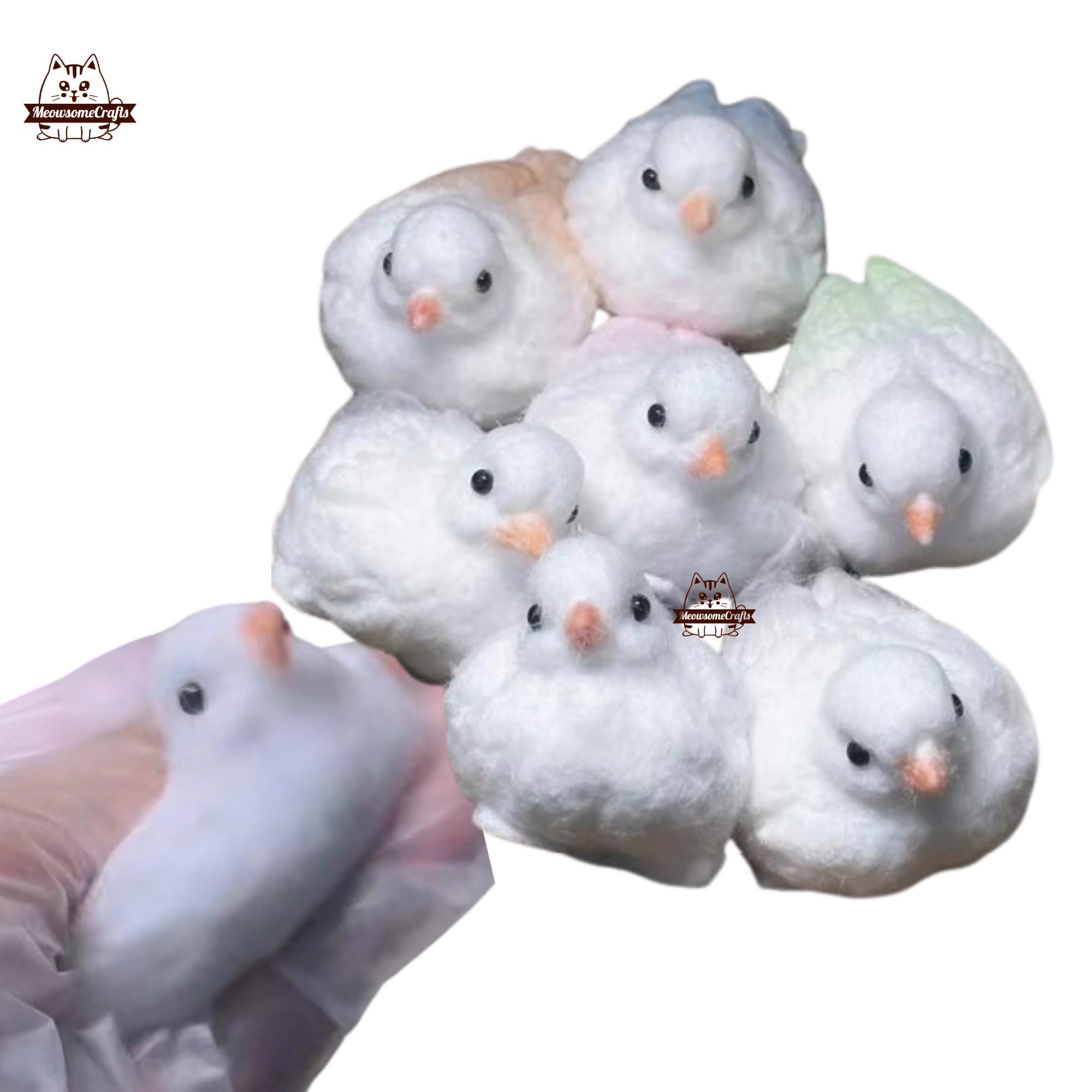 Colorful Birds Furry Squishy Squeezable Anxiety Stress Relief Sensory ...
