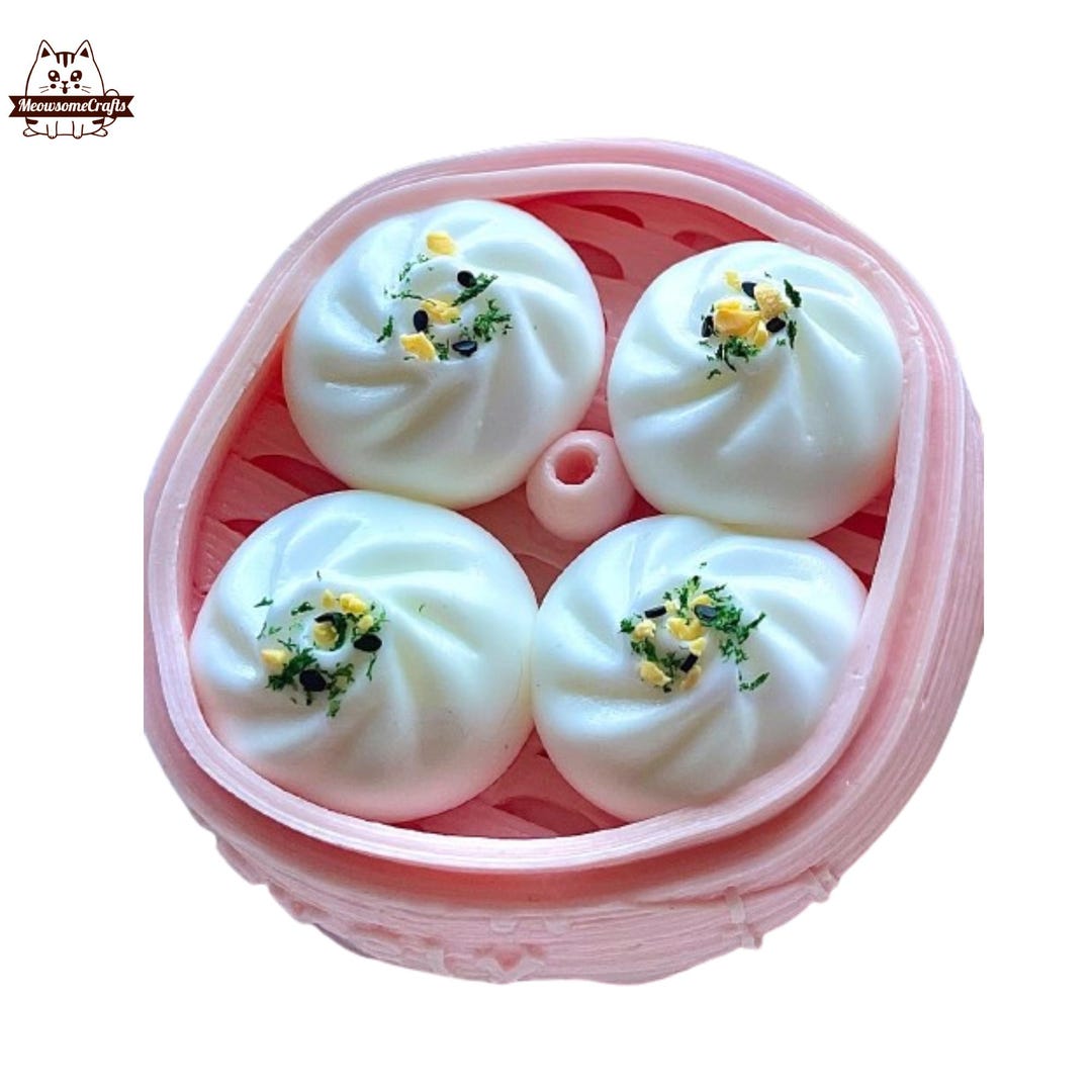 Dumplings in Steam Cooker Squishy Squeezable Anxiety Stress Relief ...