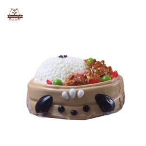 Peas Meatballs Rice Bowl Taba Squishy Squeezable Stress Relief Sensory ...