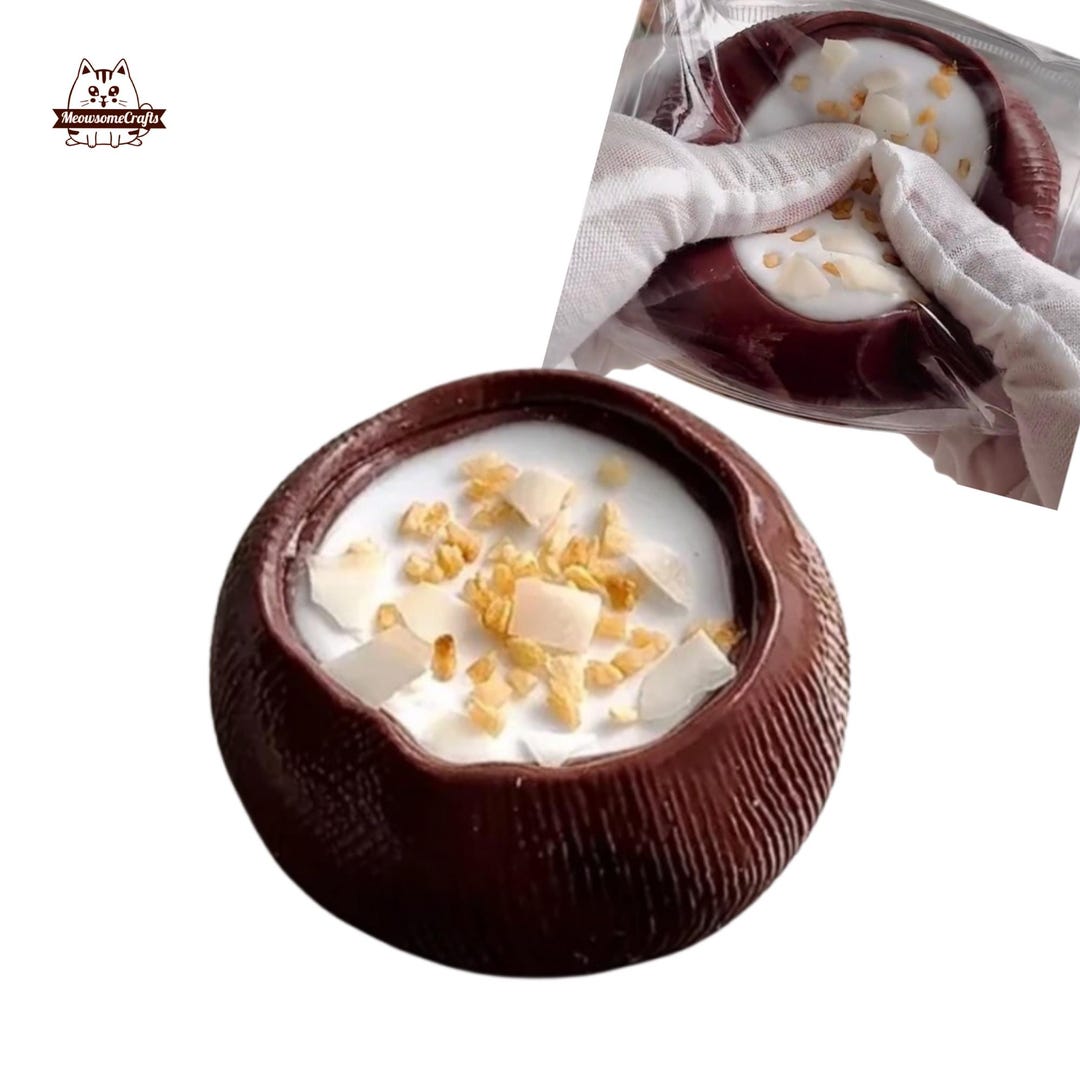 Cute Taba Squishy Coconut Milk Jelly Food Squeezable Stress Relief ...