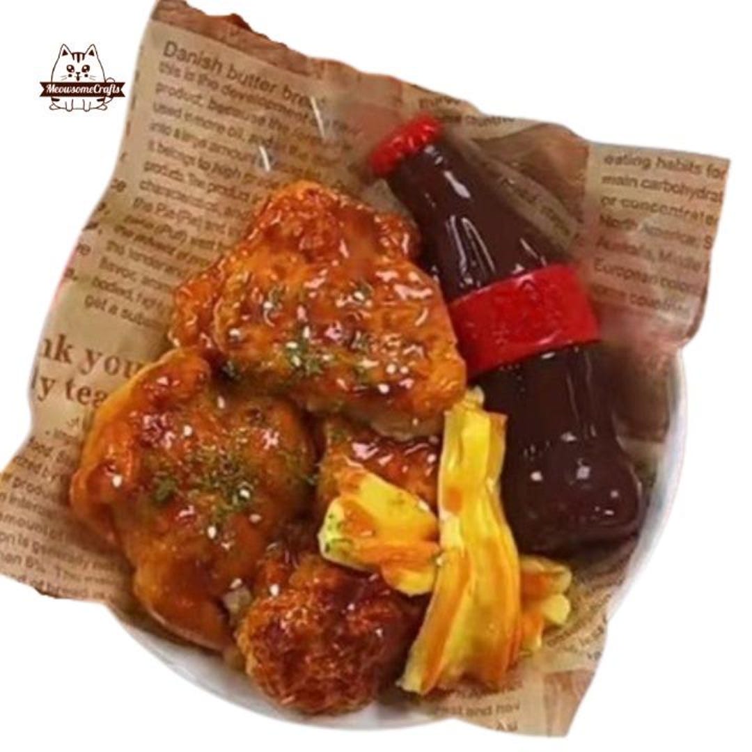 Realistic Chicken Nuggets Soda Food Squishy Squeezable Stress Relief ...