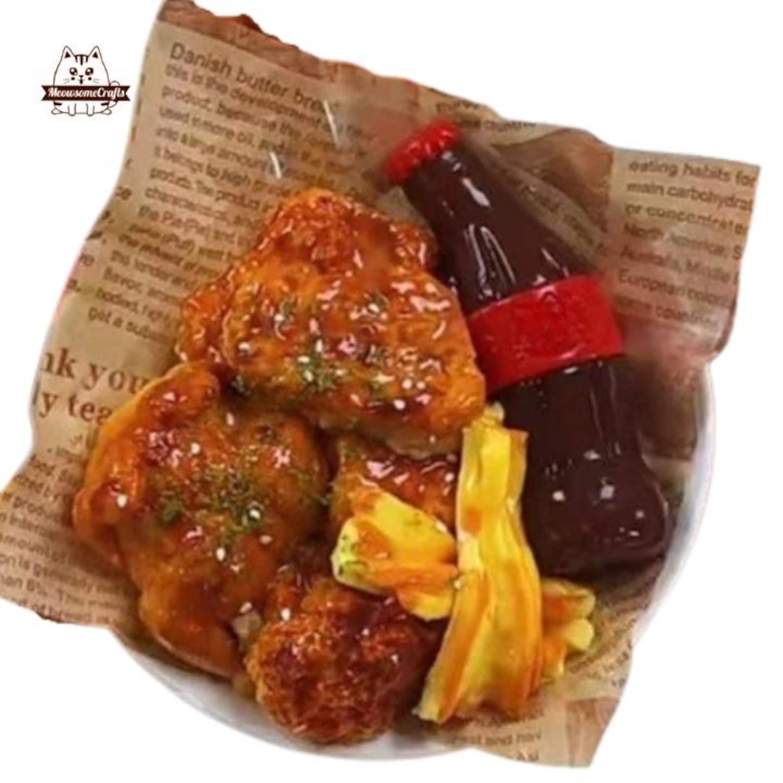 Realistic Chicken Nuggets Soda Food Squishy Squeezable Stress Relief ...