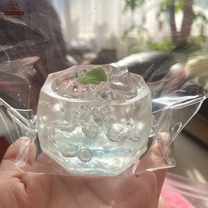 Coconut Peach Juice Drink Squishy Squeezable Stress Relief Sensory ...