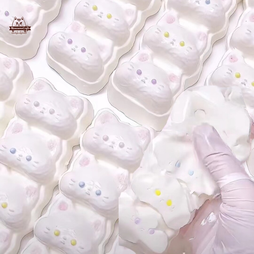 Stacked Kitty Cat Faces Squishy Squeezable Anxiety Stress Relief Sensory Fidget Toy - Etsy