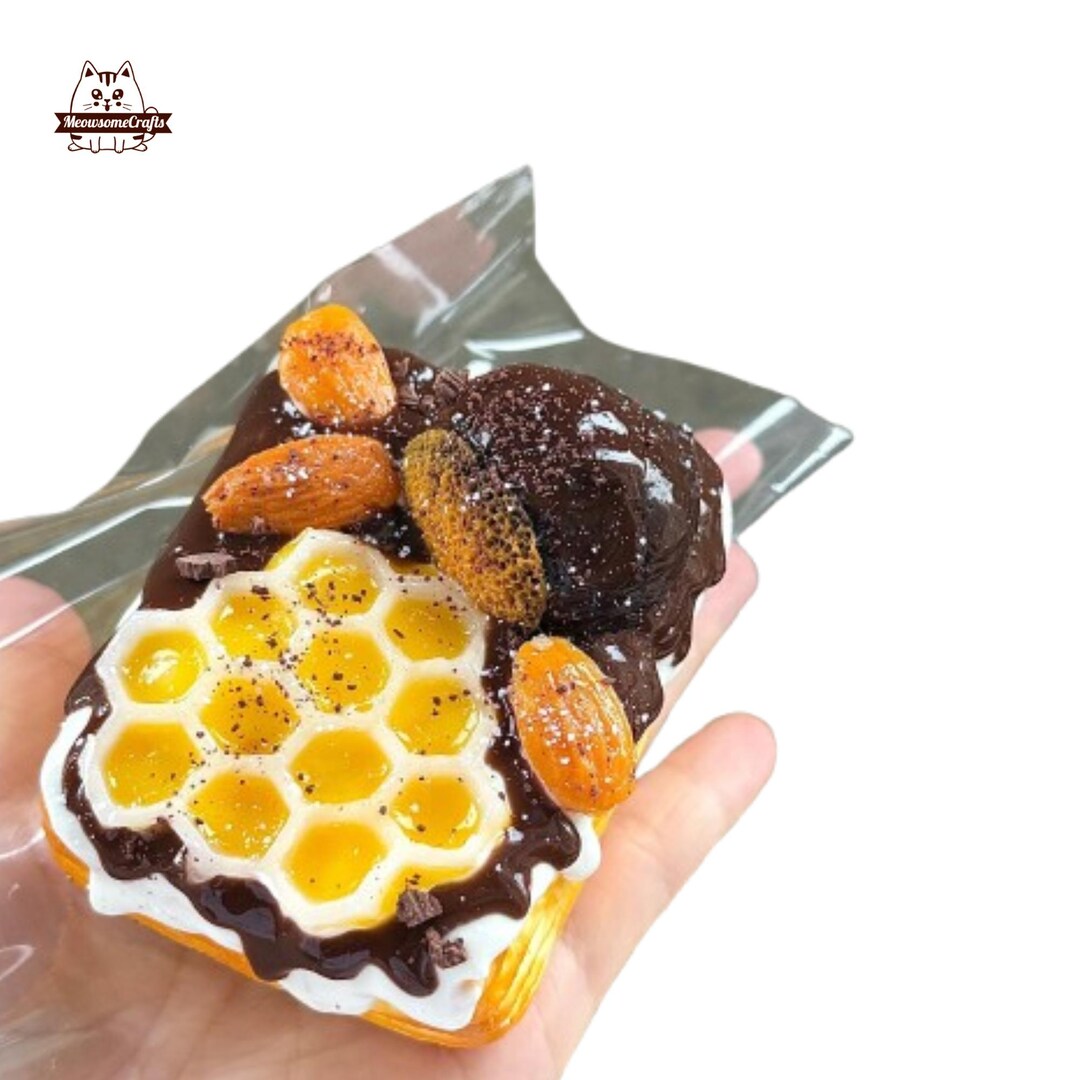 Honeycomb Waffle Food Taba Squishy Squeezable Anxiety Stress Relief ...