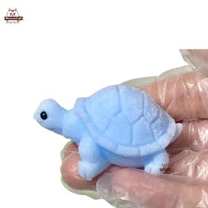 Baby Turtle Furry Squishy Squeezable Stress Relief Sensory Fidget Toy ...