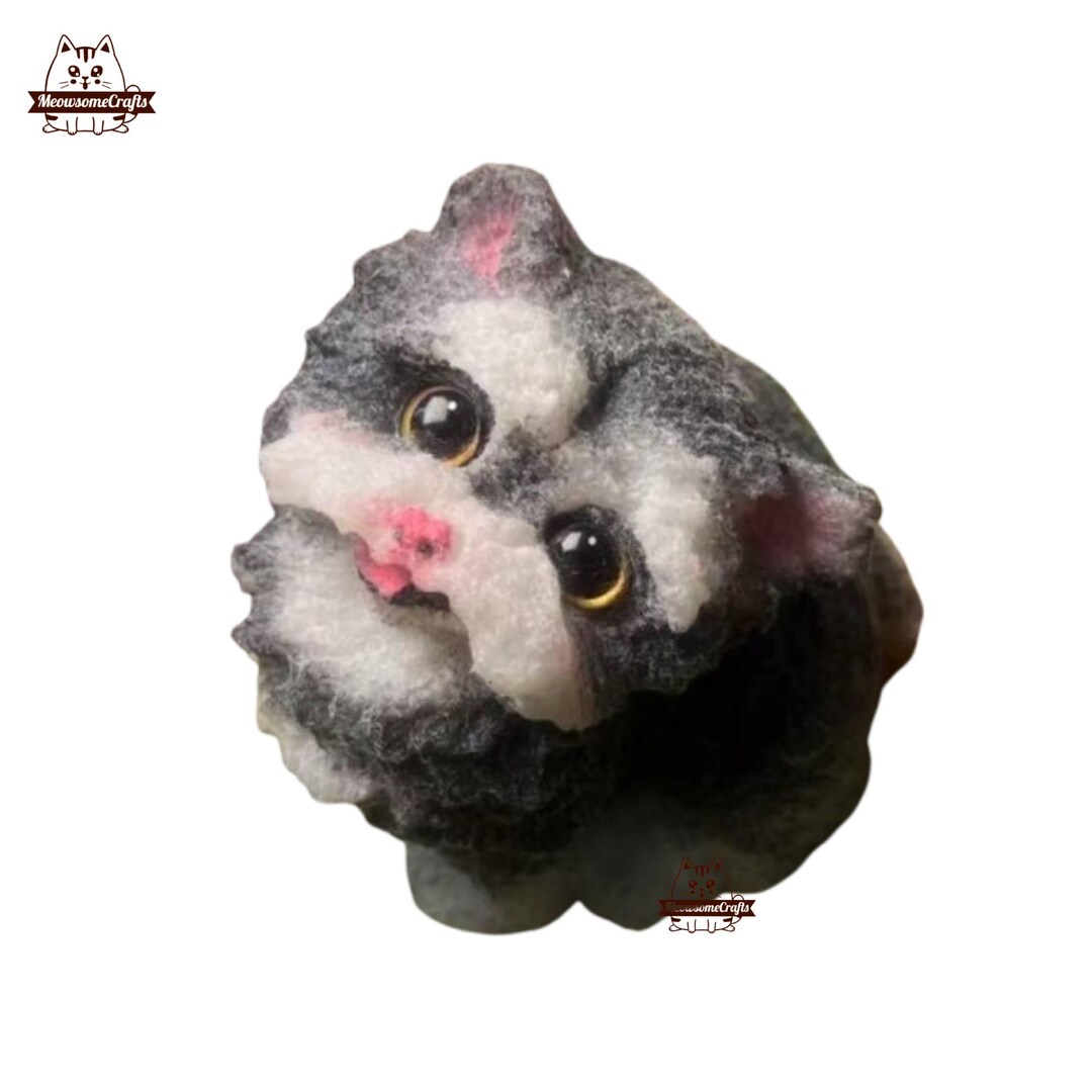 Soft Furry Schnauzer Dog Squishy Squeezable Stress Relief Sensory ...