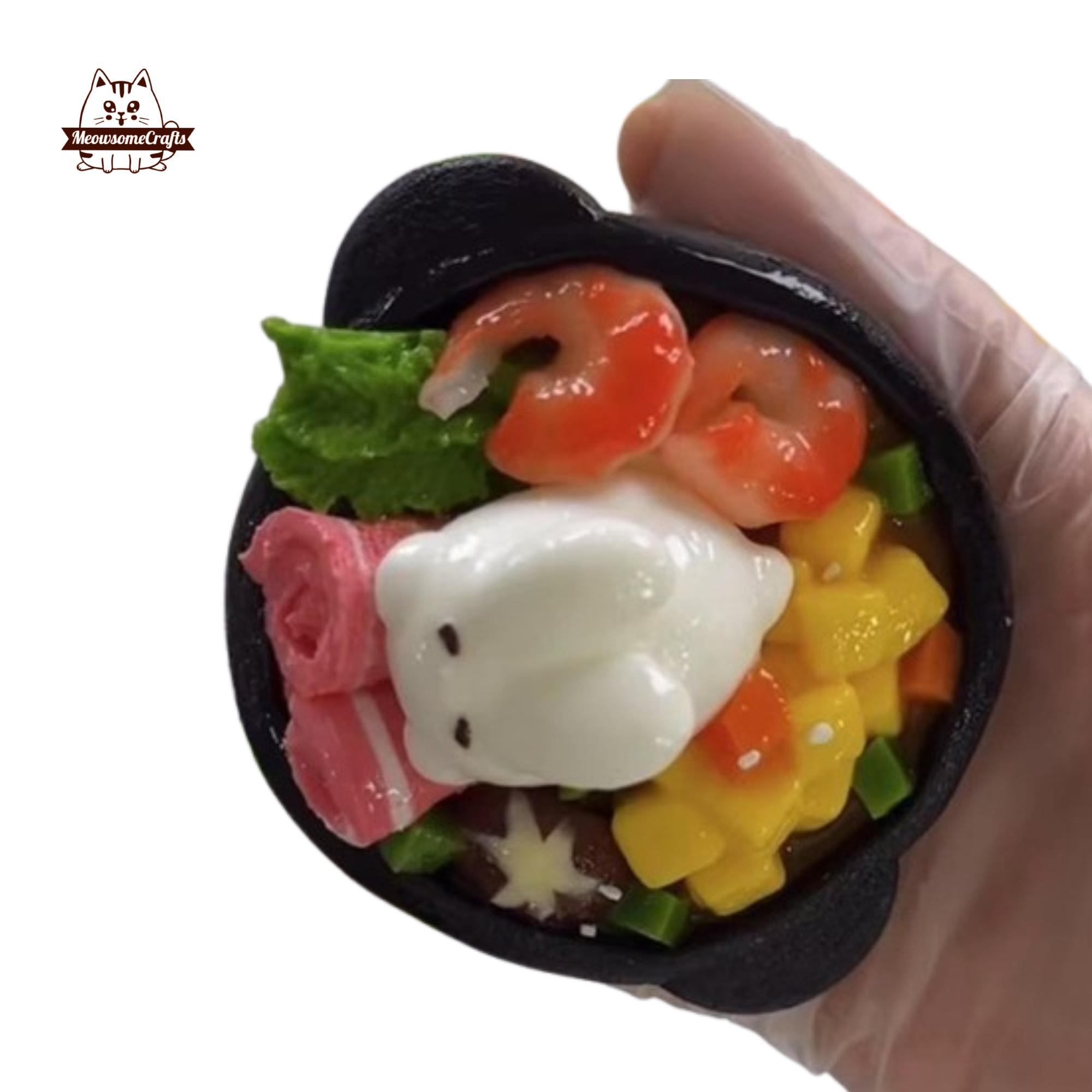 Cute Bunny Taba Squishy Food Squishy Toy Kawaii Miniature Hot Pot ...