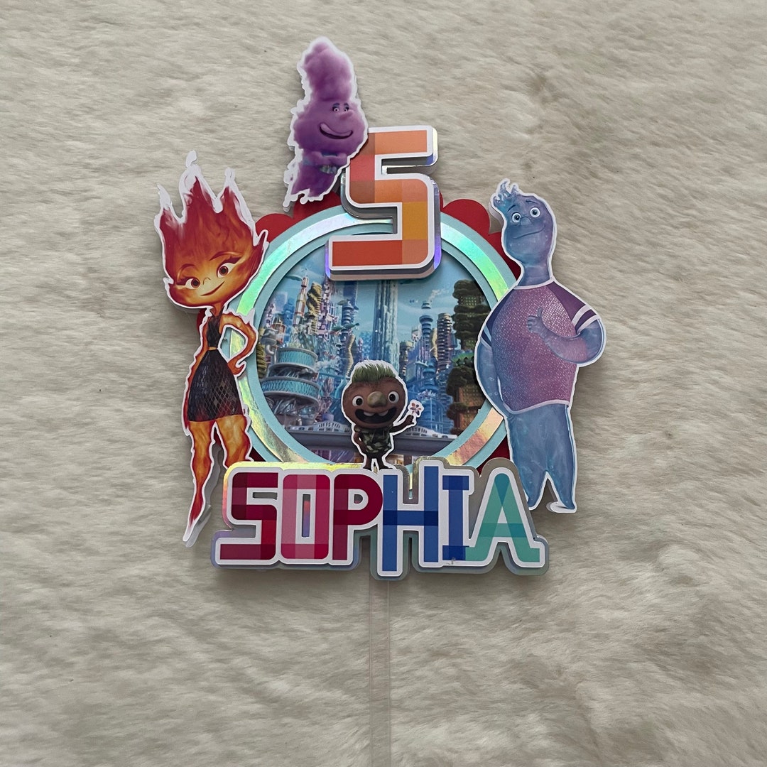 Elemental Cake Topper, Elemental Party Decor - Etsy