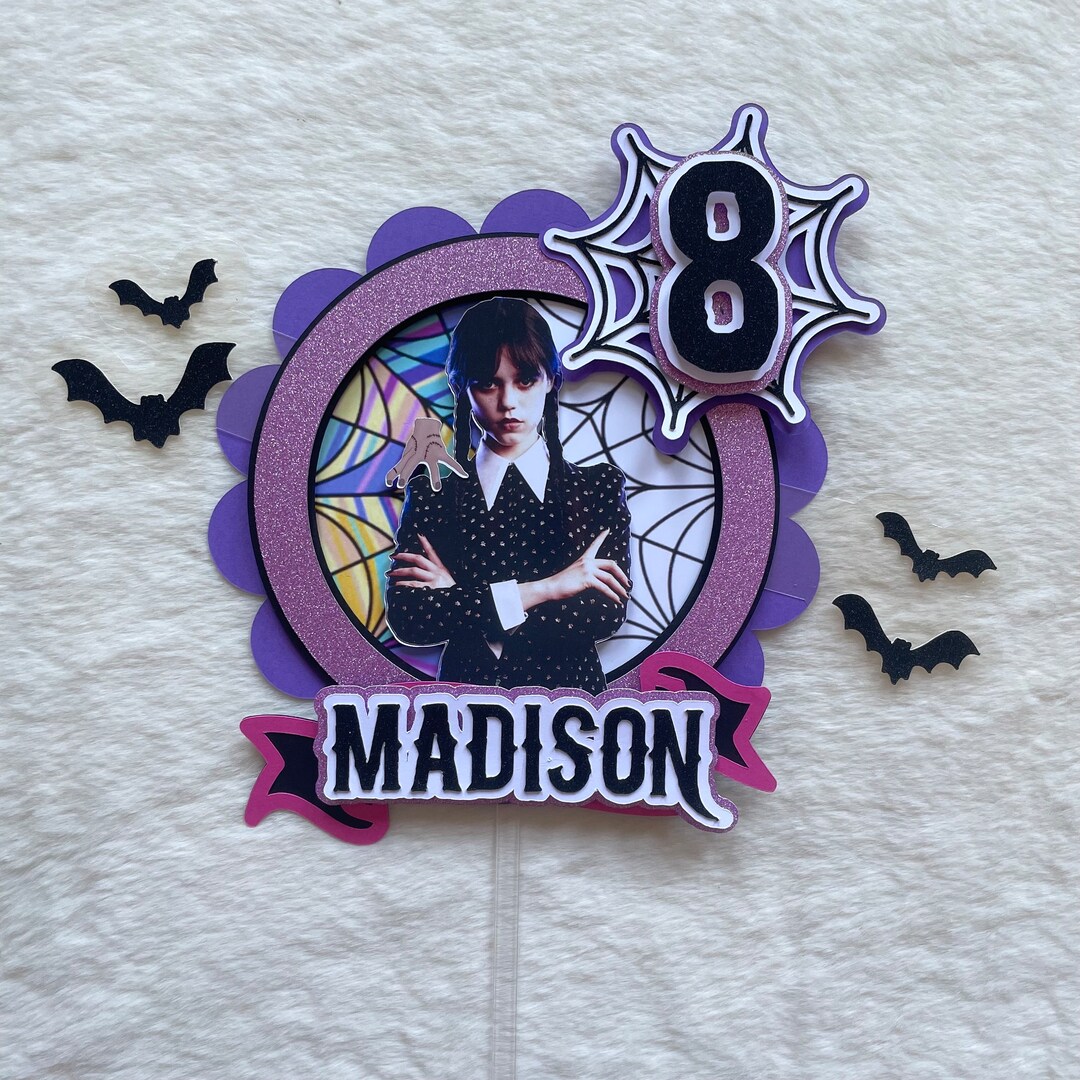Wednesday Cake Topper - Etsy