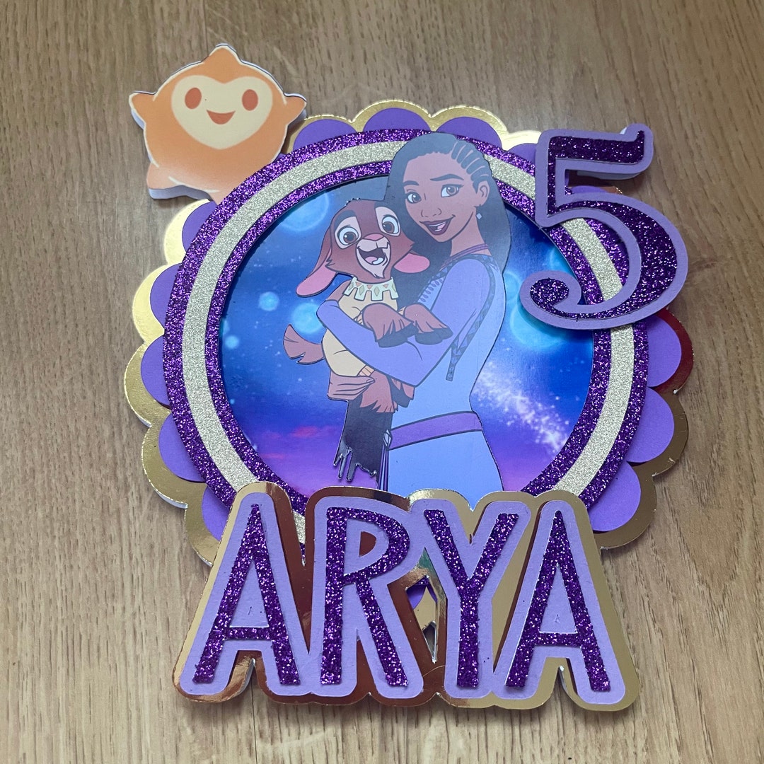 Wish Cake Topper, Wish Party Decor, Asha Cake Topper - Etsy UK
