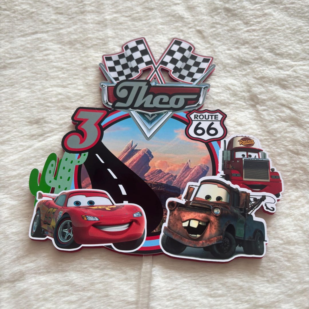 Cars Cake Topper, Cars Party Decor - Etsy