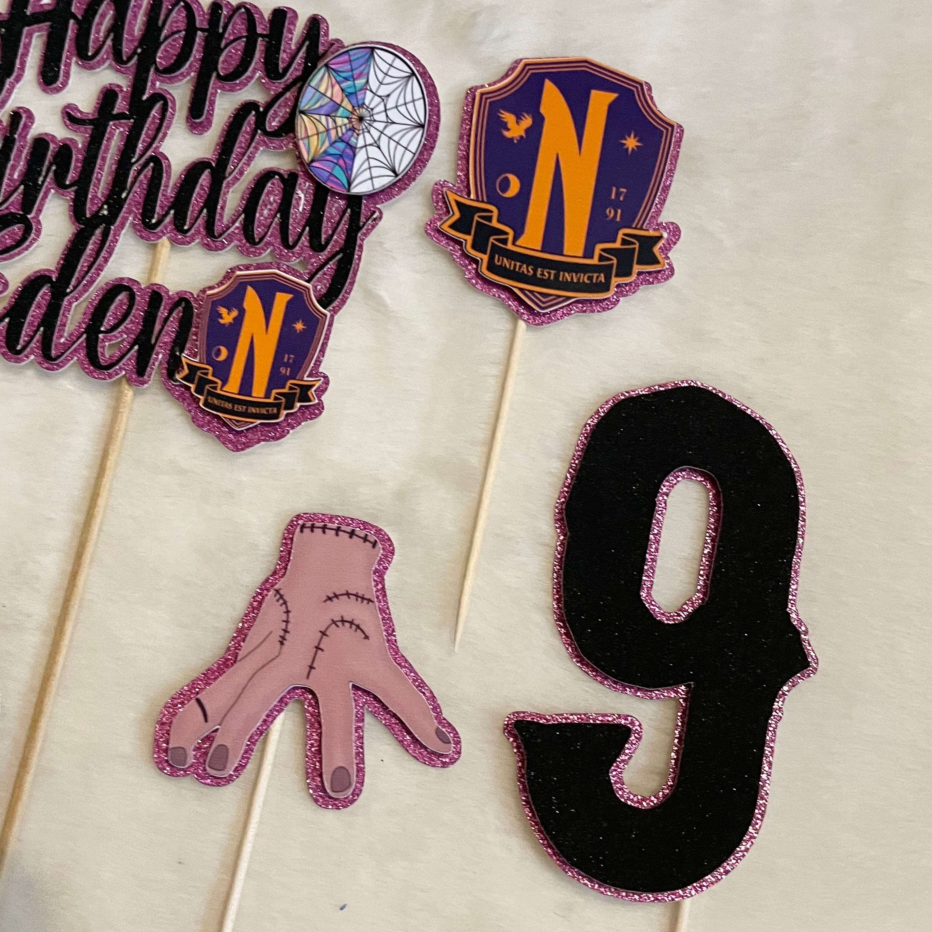 Wednesday Cake Topper Wednesday Party Decor - Etsy UK