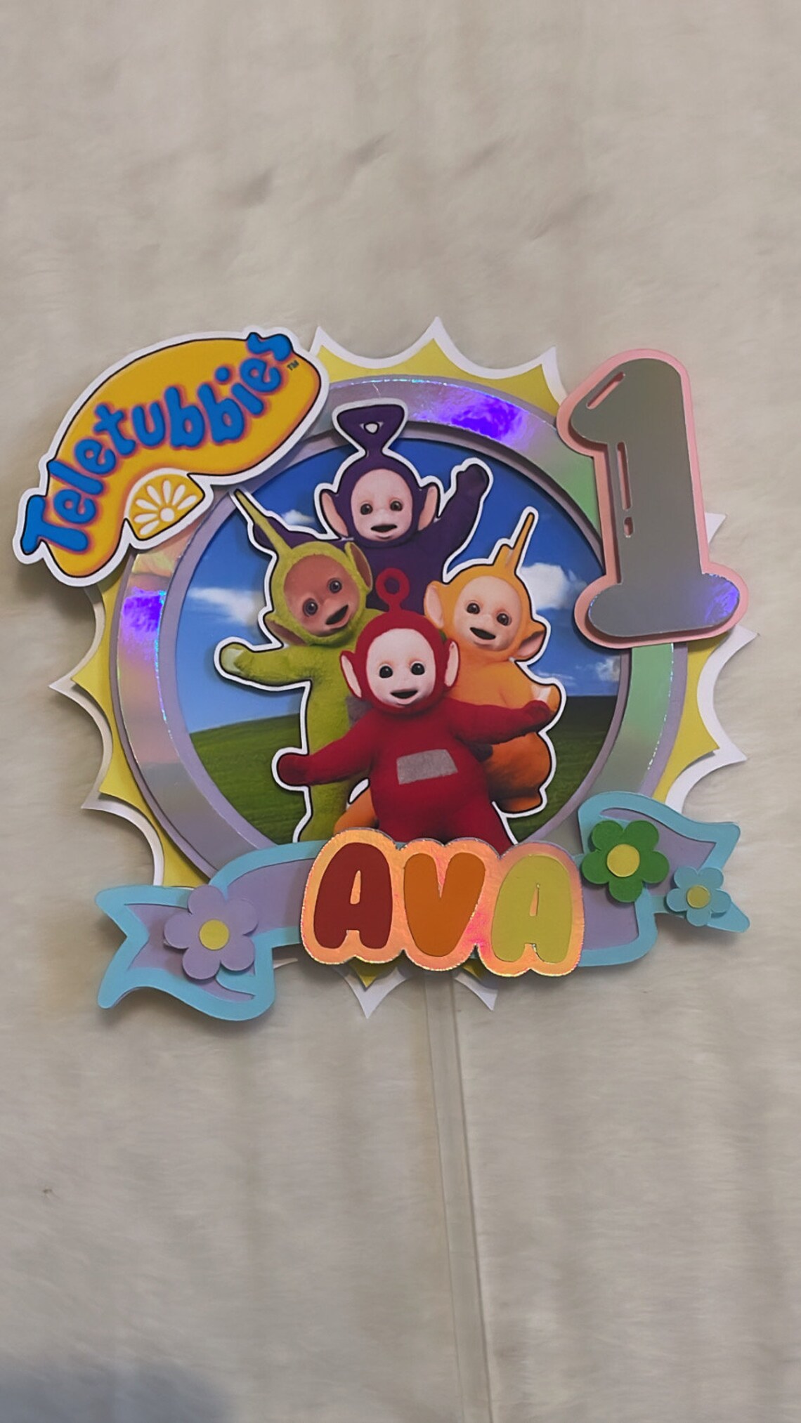 Teletubbies Cake Topper Teletubbies Party - Etsy UK