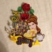 Belle Beauty and the Beast Cake Topper, Belle Party Decor - Etsy