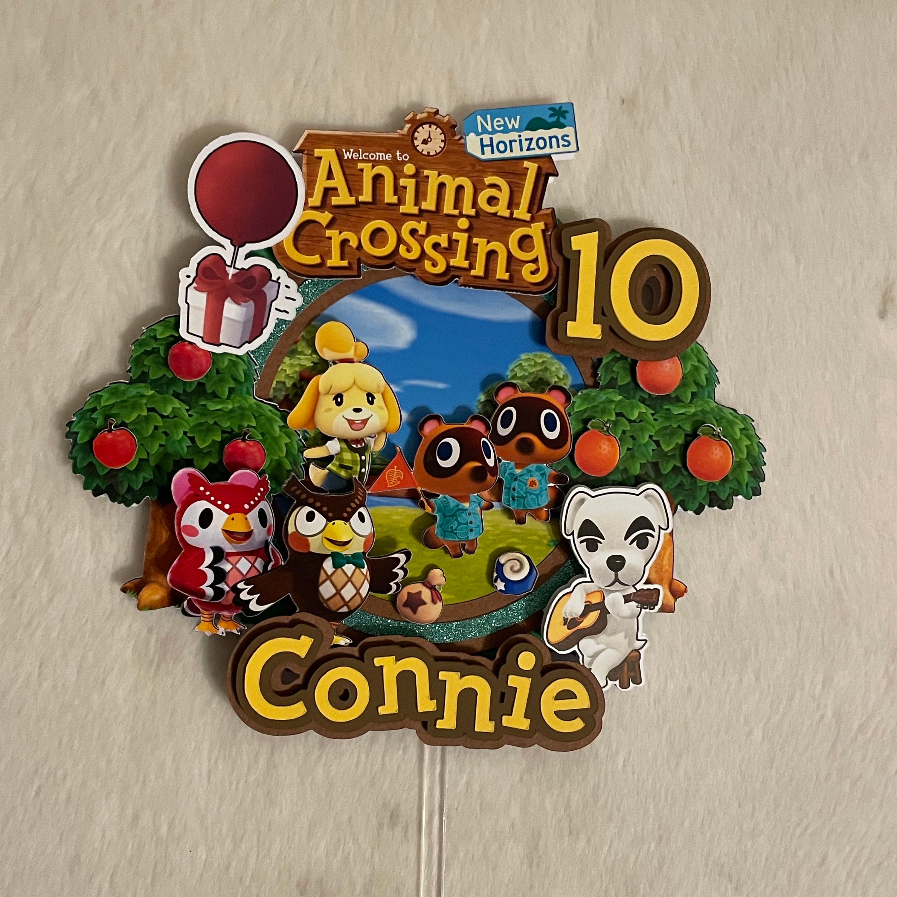 Animal Crossing Cake Topper Animal Crossing Party Decor - Etsy UK