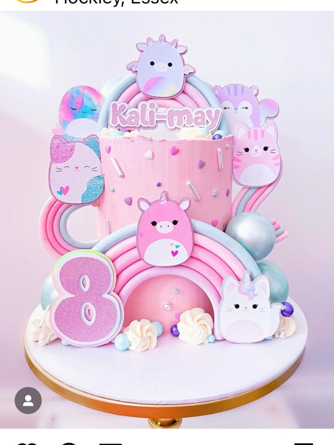 Squishmallow Cake Topper Set, Squishmallow Party - Etsy
