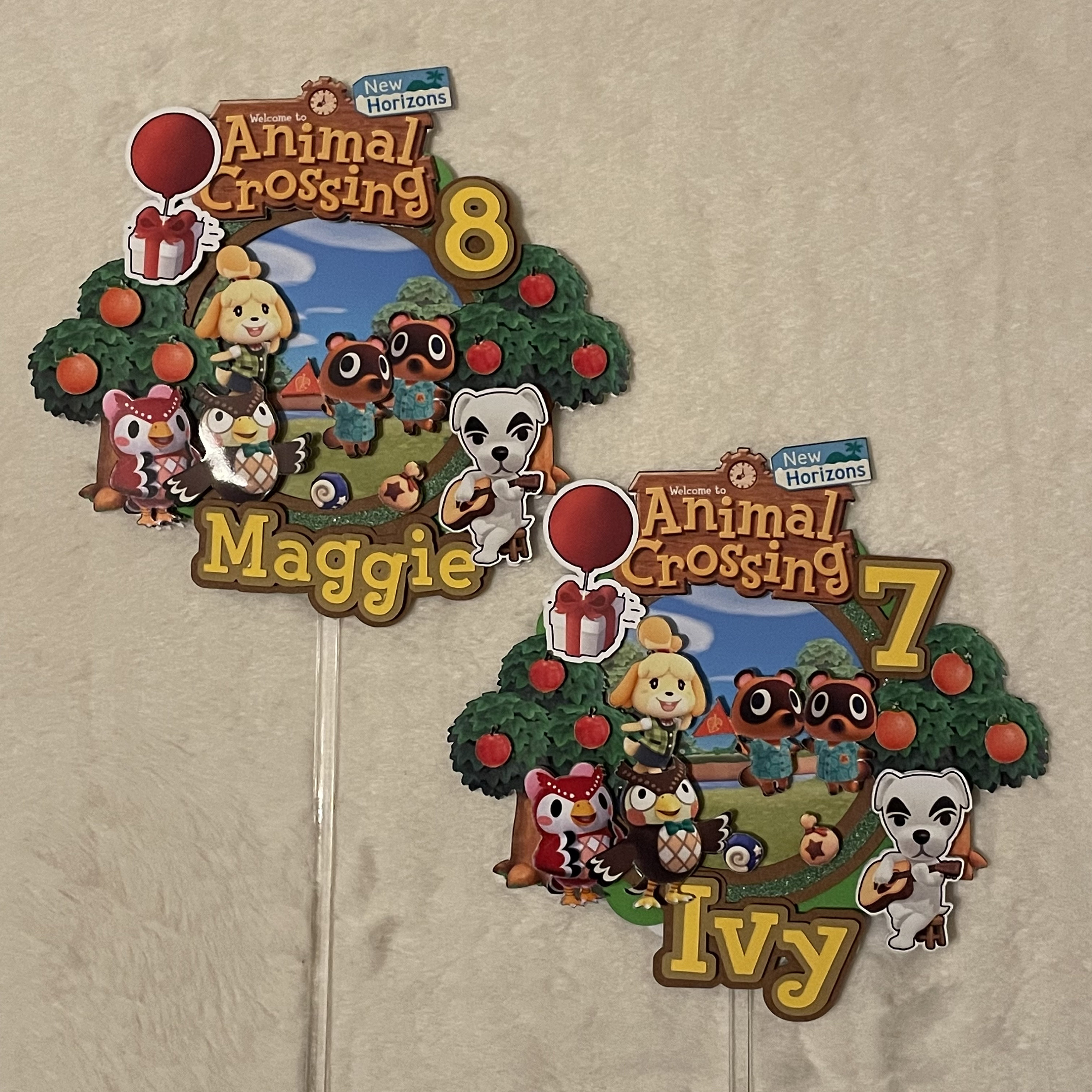 Animal Crossing Cake Topper Animal Crossing Party Decor - Etsy UK