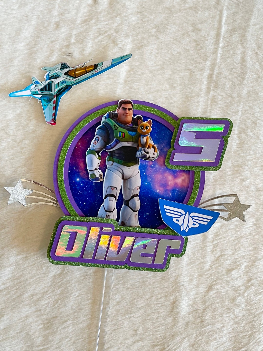 Buzz Lightyear Cake Topper, Buzz Party Decor - Etsy