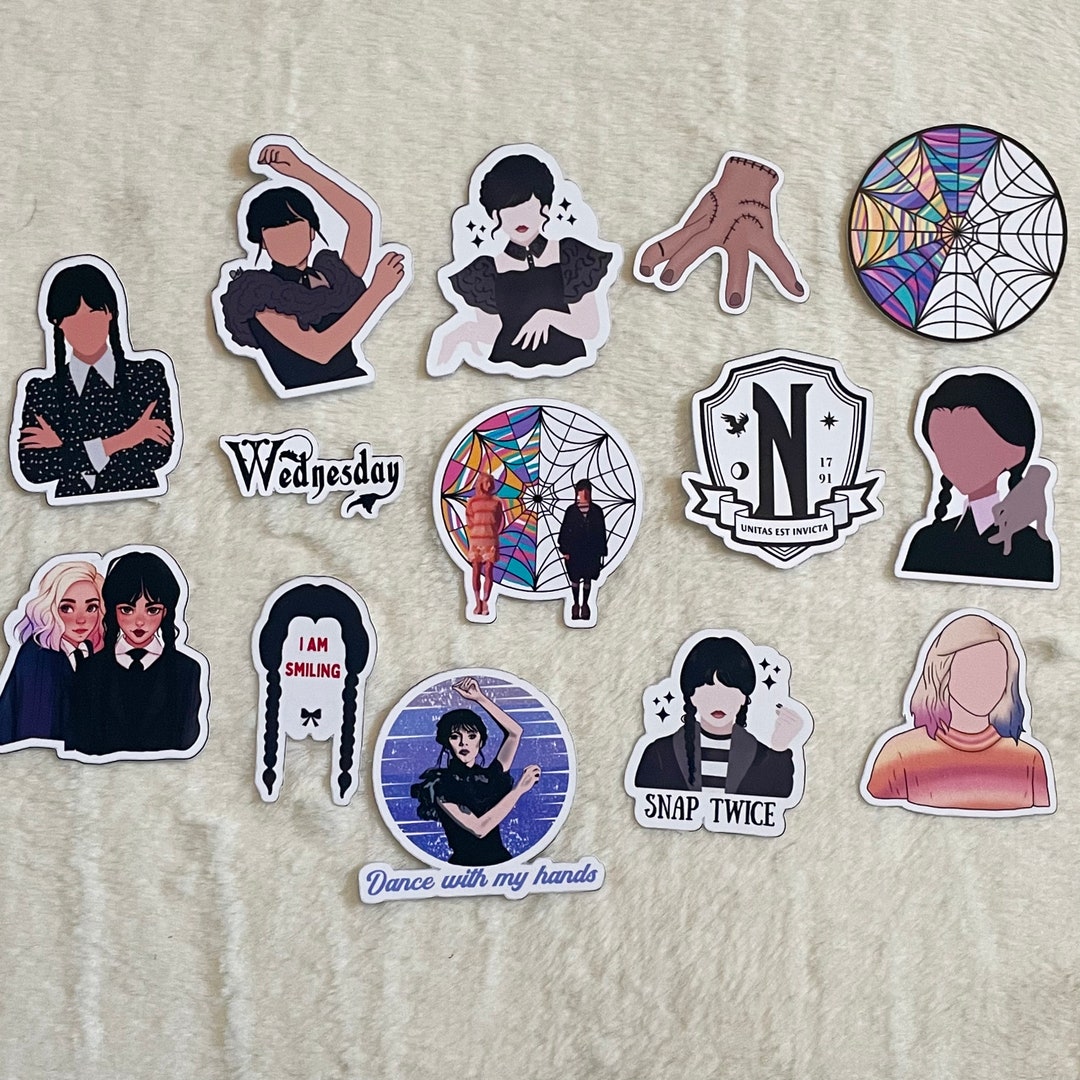 Wednesday Addams Cupcake Toppers, Wednesday Party Decor - Etsy