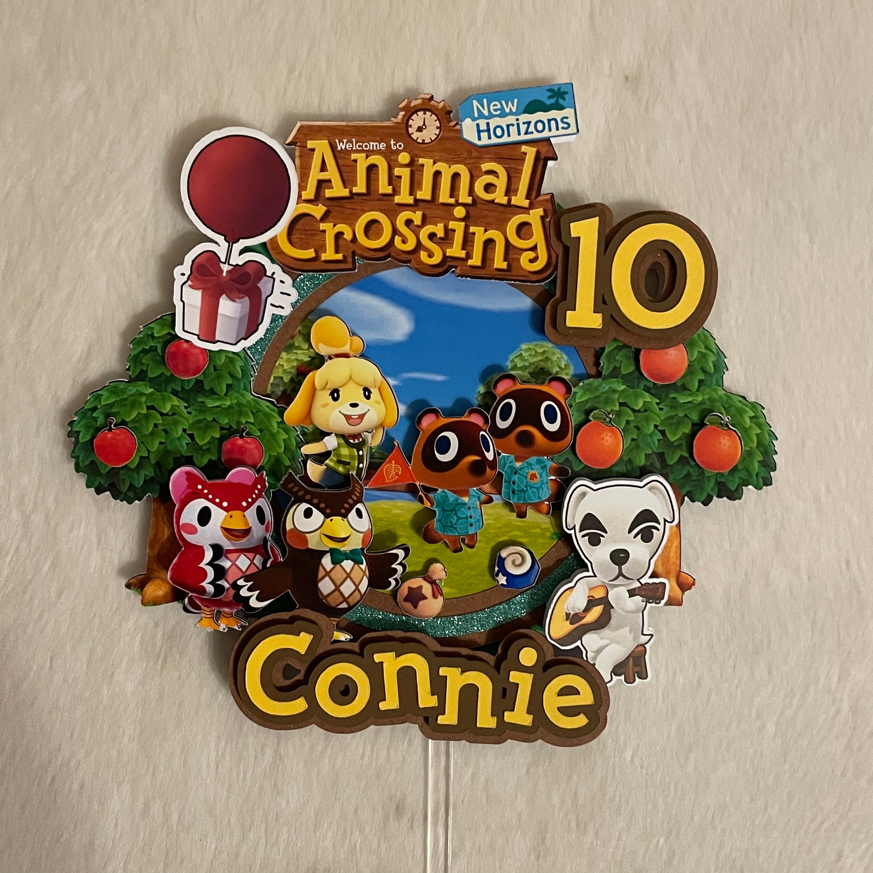 Animal Crossing Cake Topper Animal Crossing Party Decor - Etsy UK