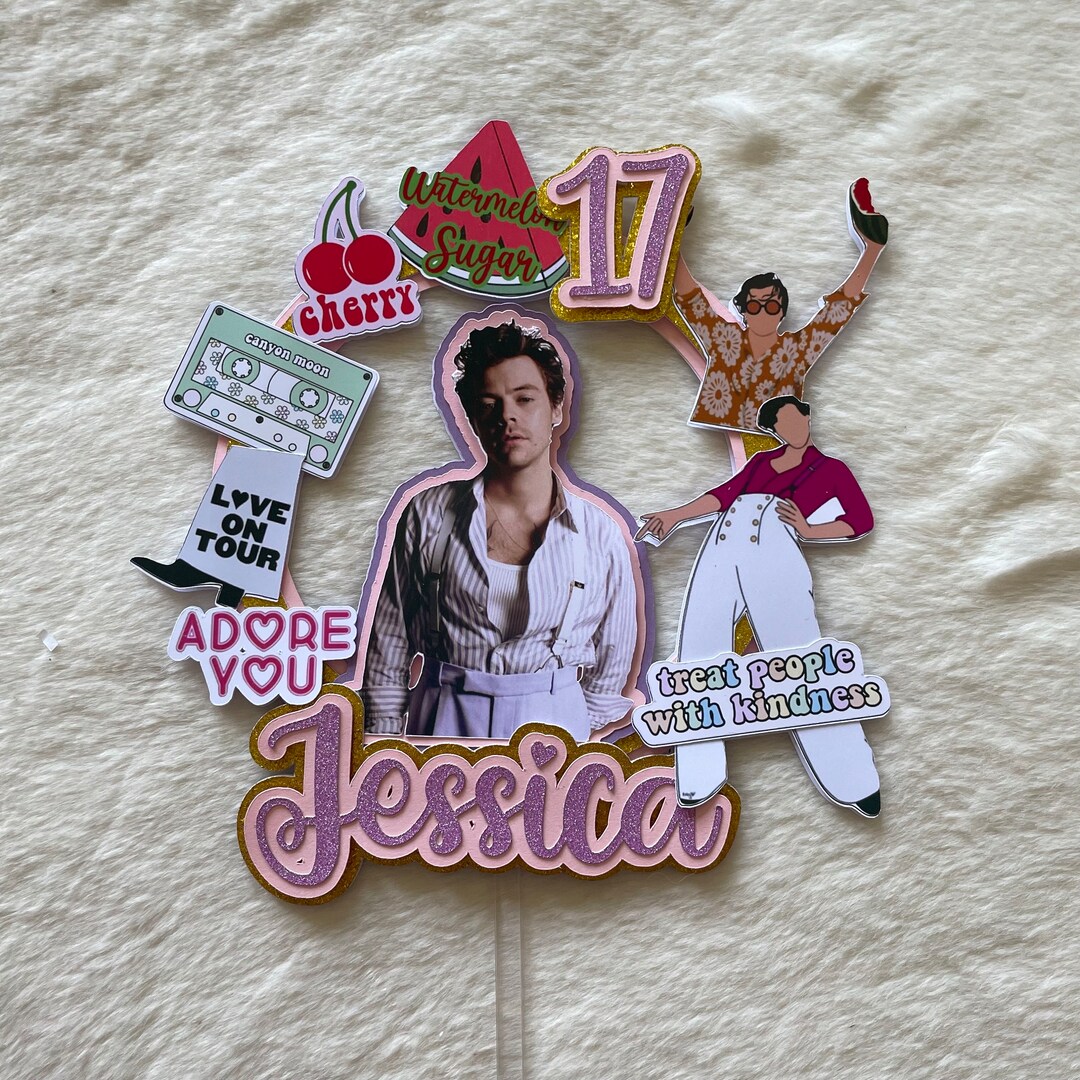 Harry Styles Cake Topper, Harry Styles Party - Etsy UK