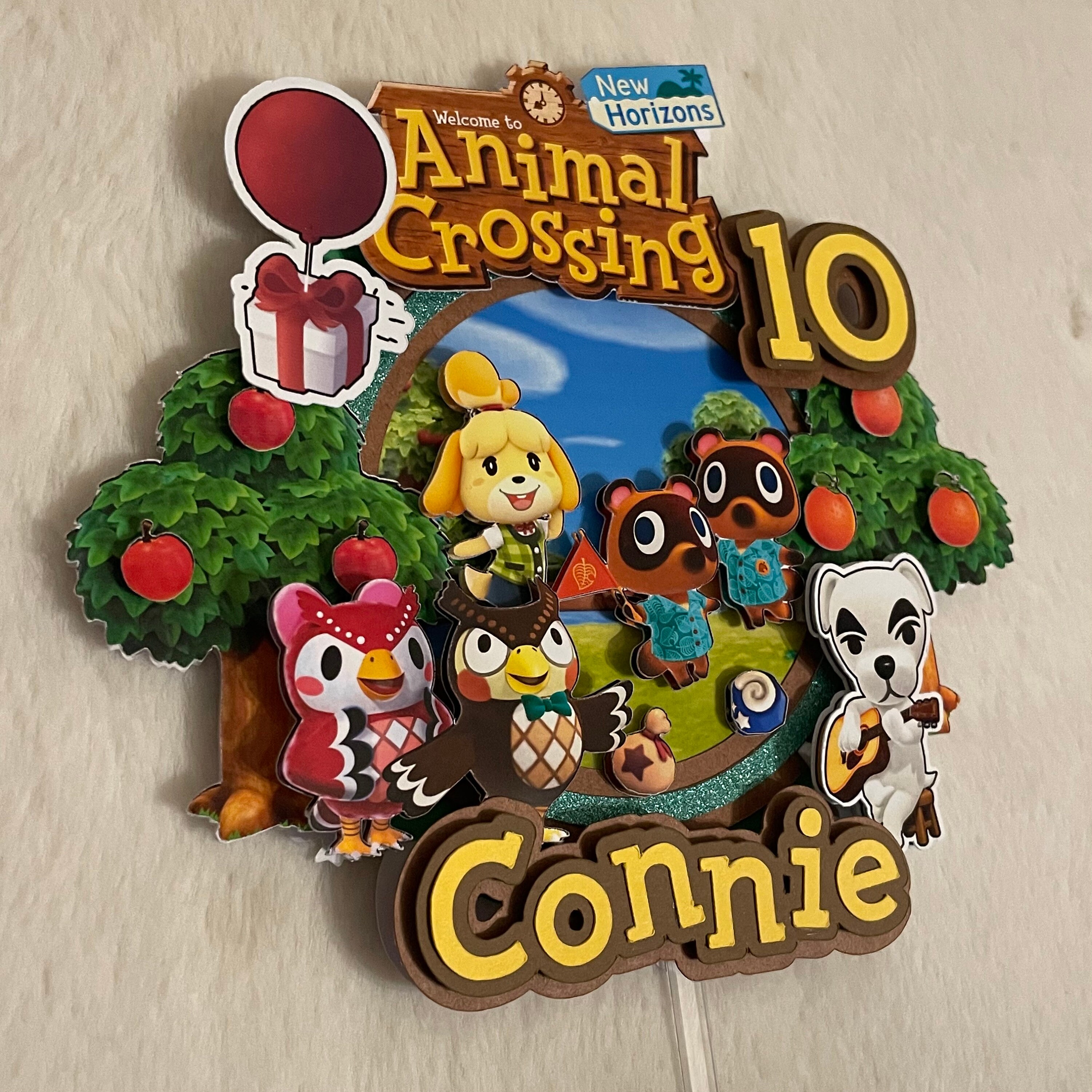 Animal Crossing Cake Topper Animal Crossing Party Decor - Etsy UK