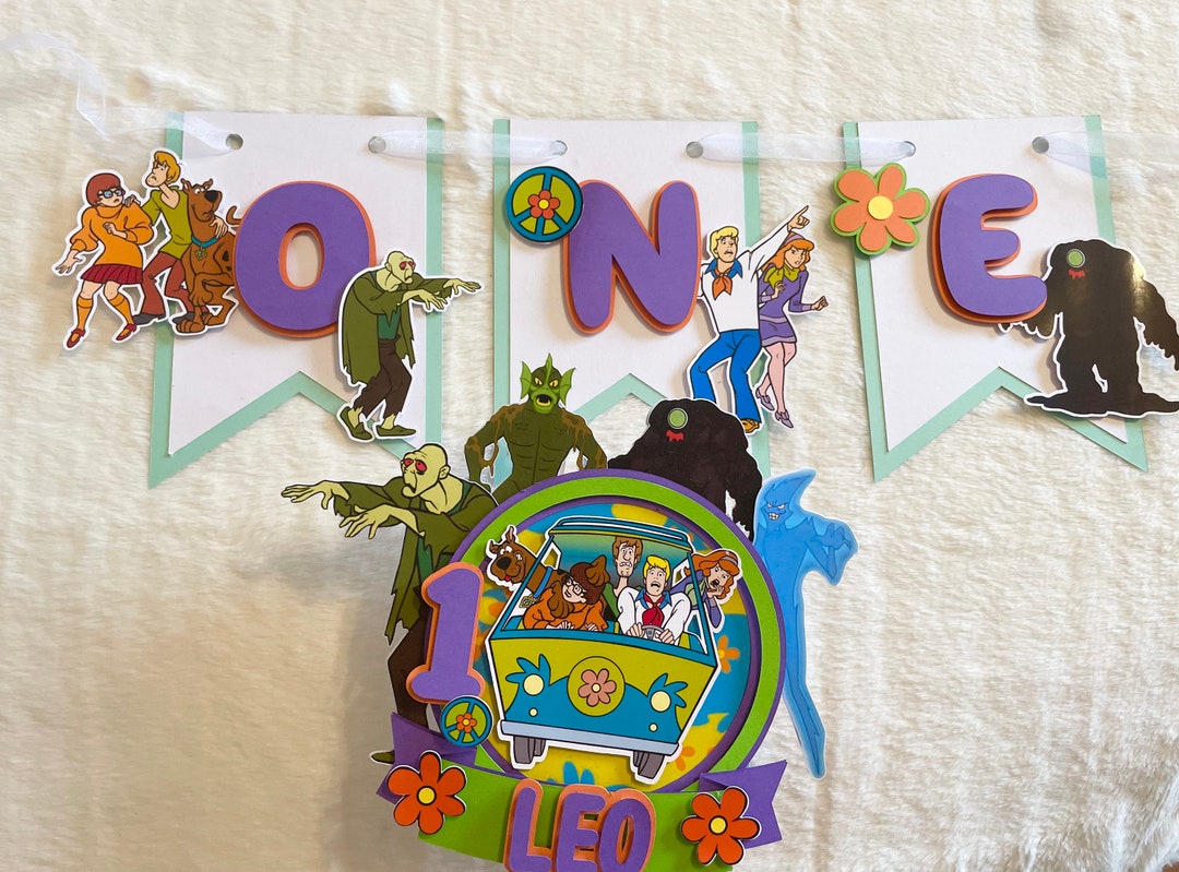 Scooby Doo Birthday Banner, Scooby Doo Party Decor - Etsy