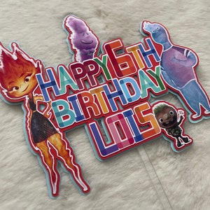 Elemental Cake Topper, Elemental Party Decor - Etsy UK