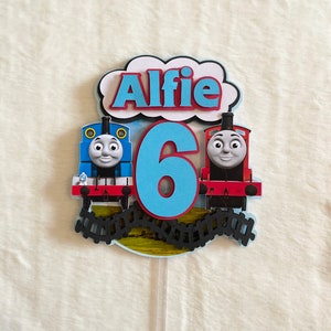 Thomas the Tank Engine Cake Topper, Thomas Party Decor - Etsy