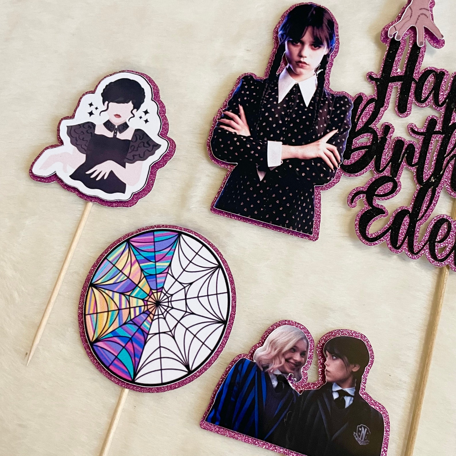 Wednesday Cake Topper Wednesday Party Decor - Etsy UK