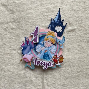 Cinderella Cake Topper, Princess Cake Topper Party - Etsy