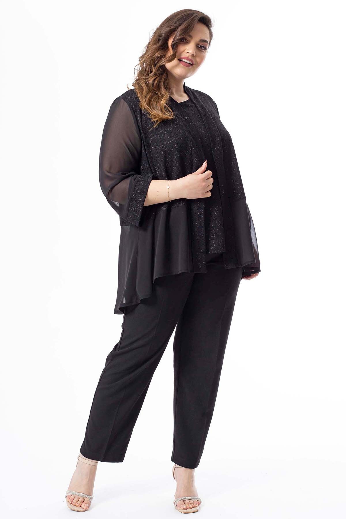 Body Jacket Set, Chiffon Jacket, Plus Size Clothing, Luminous Top ...