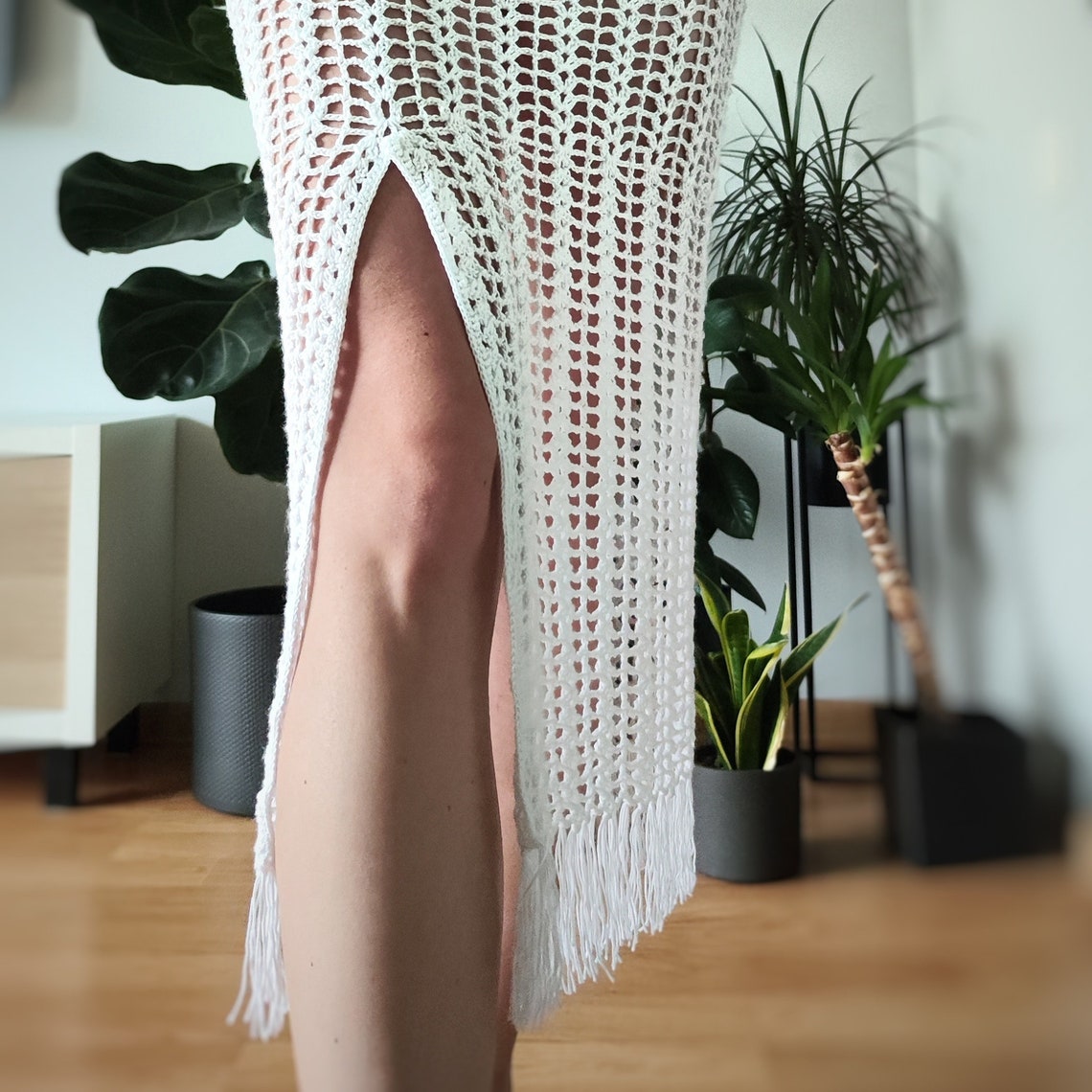 Crochet Summer Dress, Handmade Crochet Beach Dress, Crochet Dress With ...