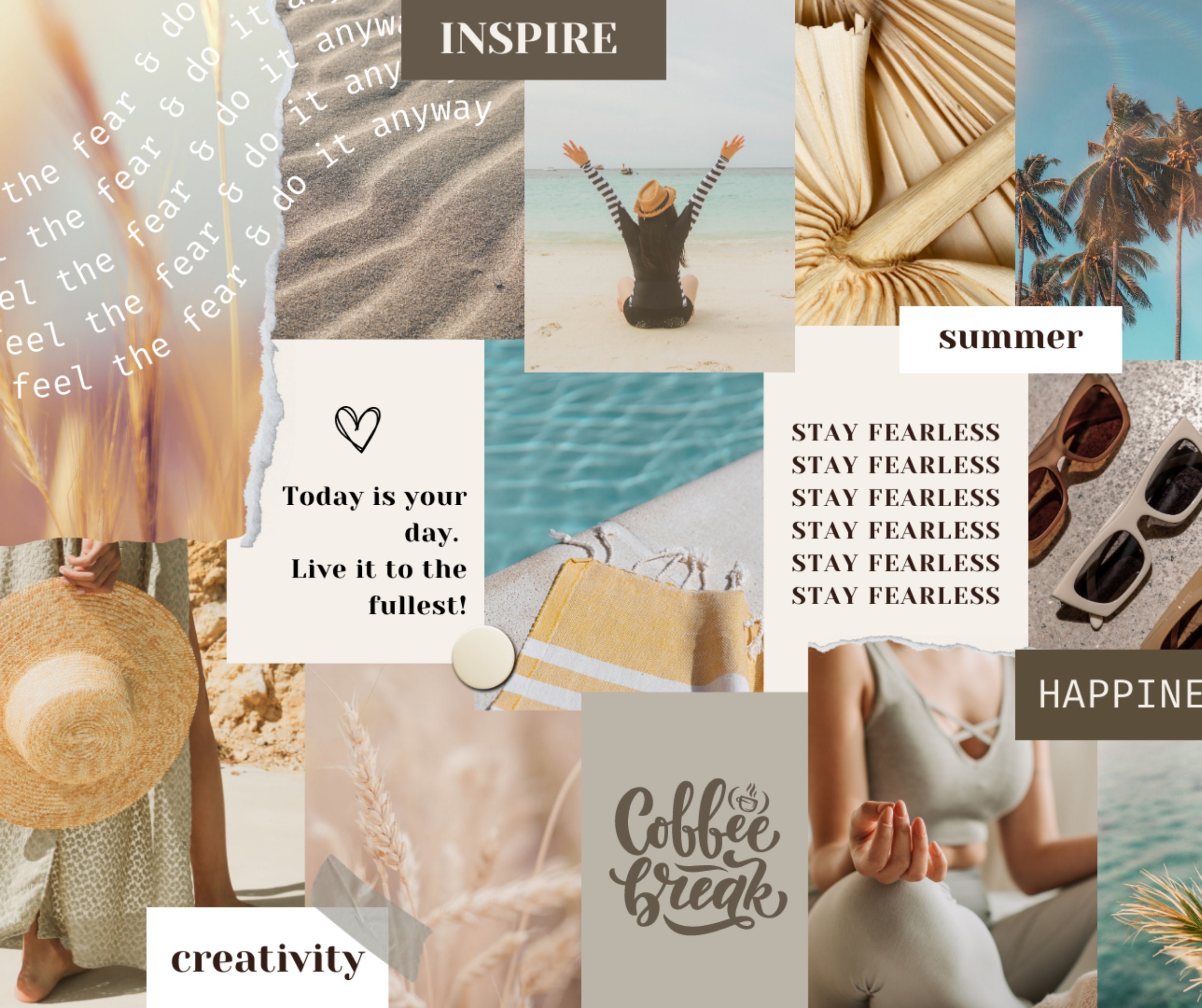 2023 Vision Board, 2023 Goals Board, Dream Board Template, Manifesting ...