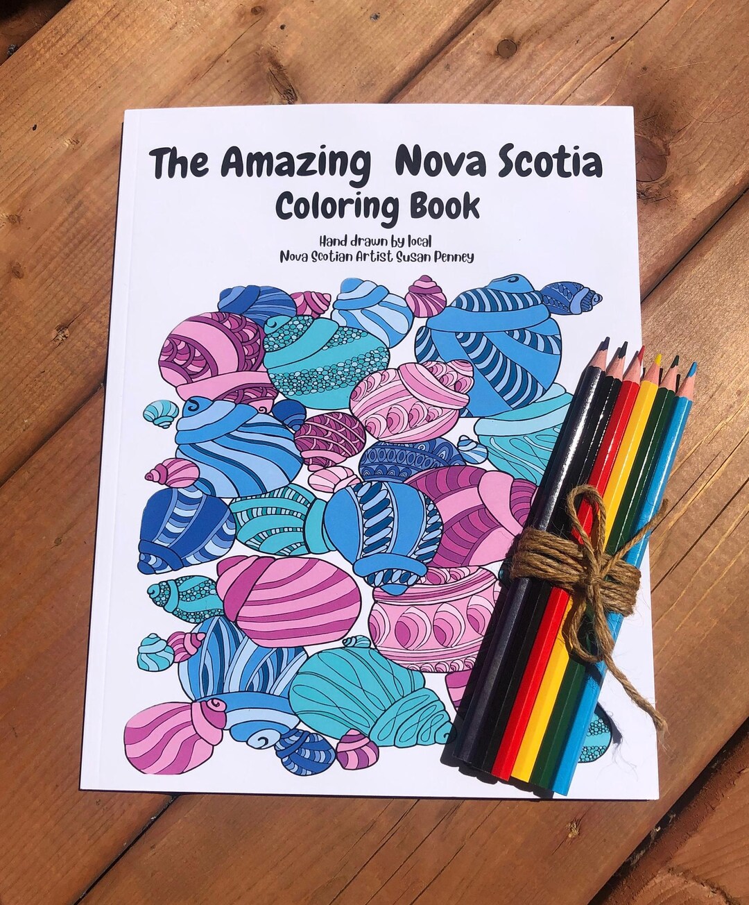 The Amazing Nova Scotia Coloring Book, Hand Drawn, Local Artist, Great ...