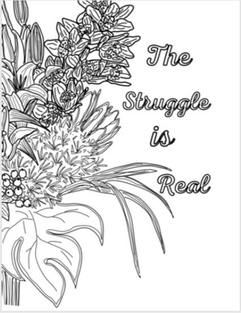 PDF Download 35 Coloring Pages the Millennial Coloring Book, This Book ...