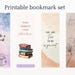 Printable Bookmarks Set, Book Lover Gift (digital Download) - Etsy