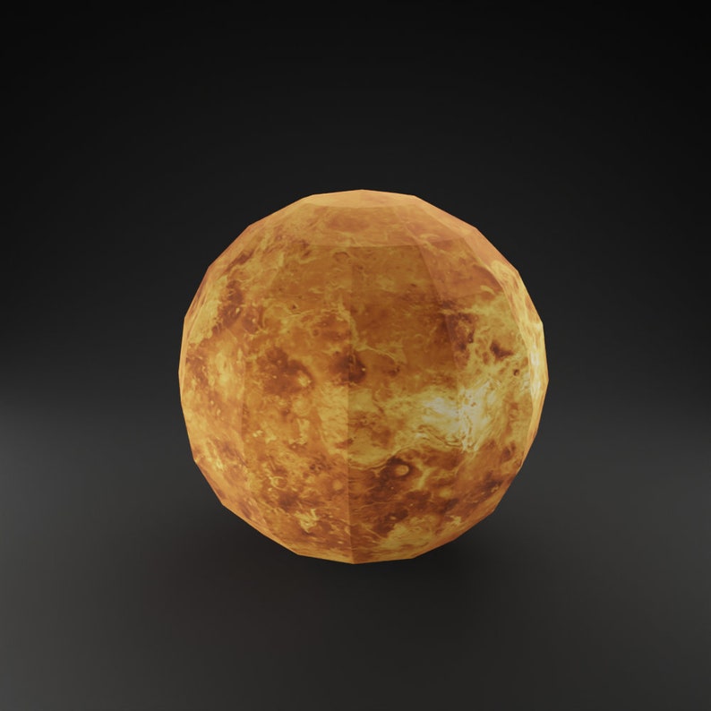 3d Solar System Planets Diy Model Paper Craft TEMPLATE in Pdf, Dxf ...