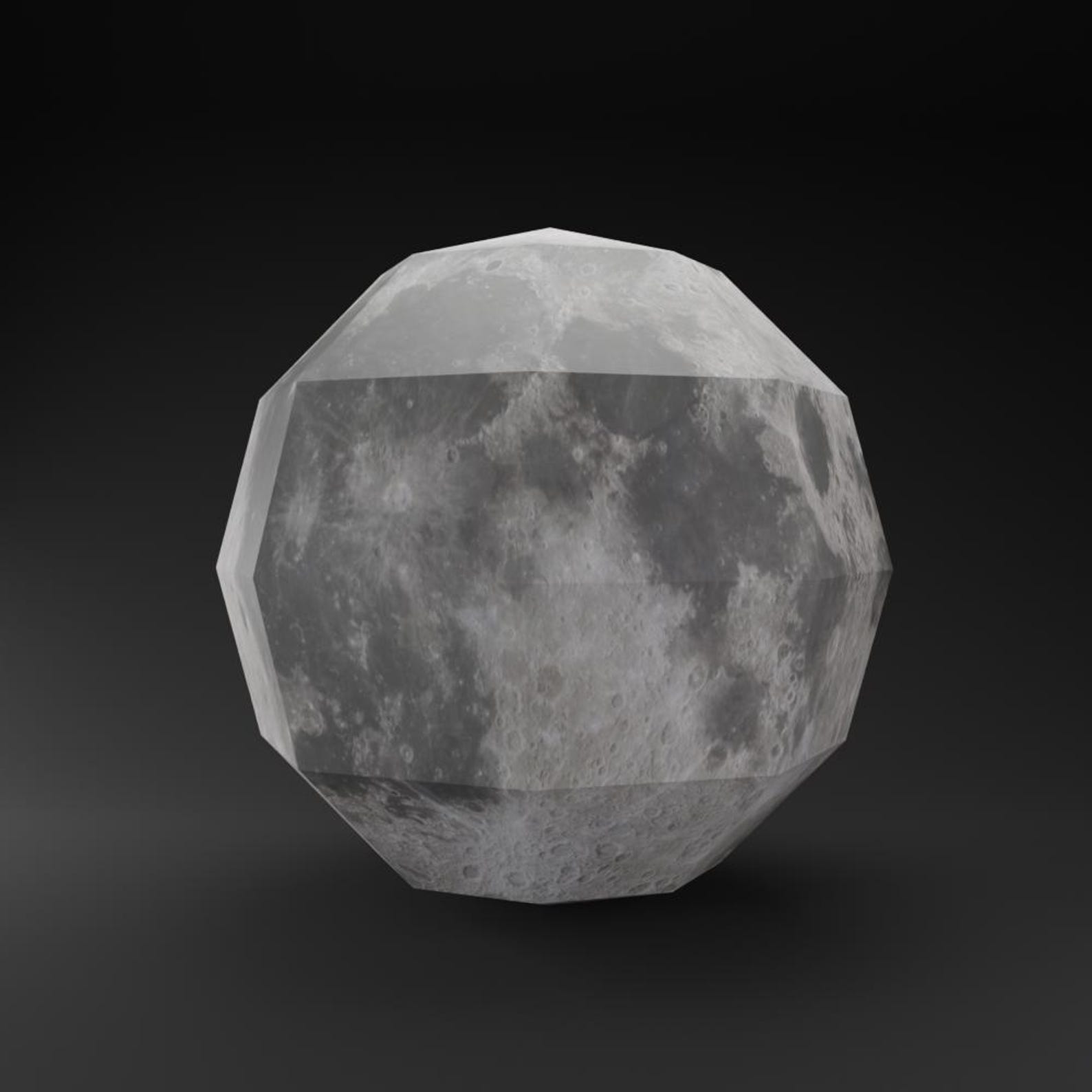 Low Poly Solar System Paper Model: DIY Kids Science Project (pdf, Dxf ...