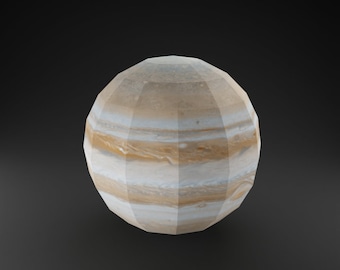 3d SATURN Diy Model Paper Craft TEMPLATE in Pdf, Dxf and Svg Format ...